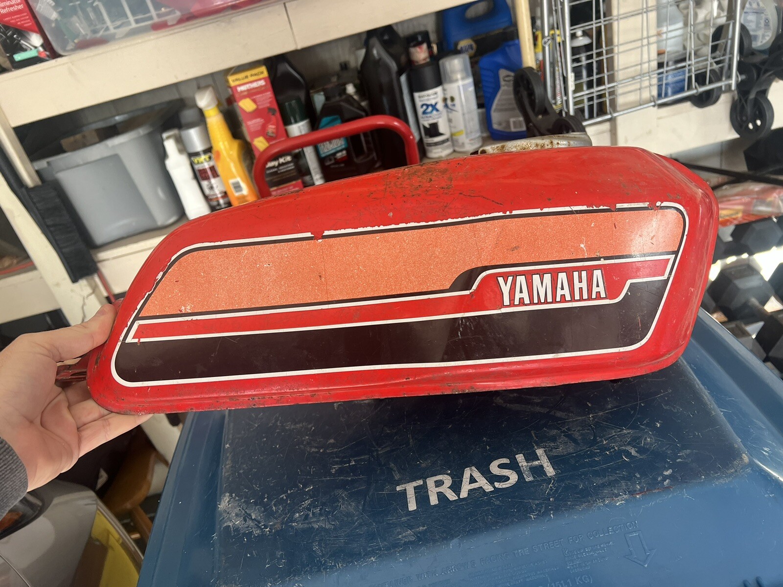 1976 Yamaha RD400 Gas Tank Oem Petrol Fuel | eBay