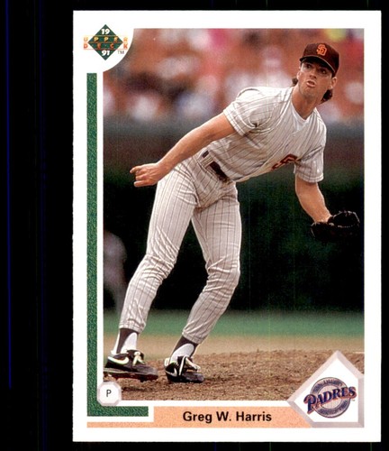 1991 Upper Deck Greg W. Harris Baseball Cards #489 | eBay