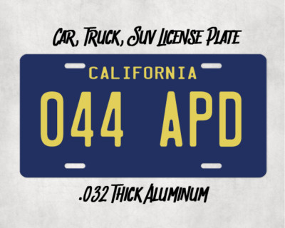 Lt. Columbo Peter Falk Detective aluminum vanity License Plate car ...