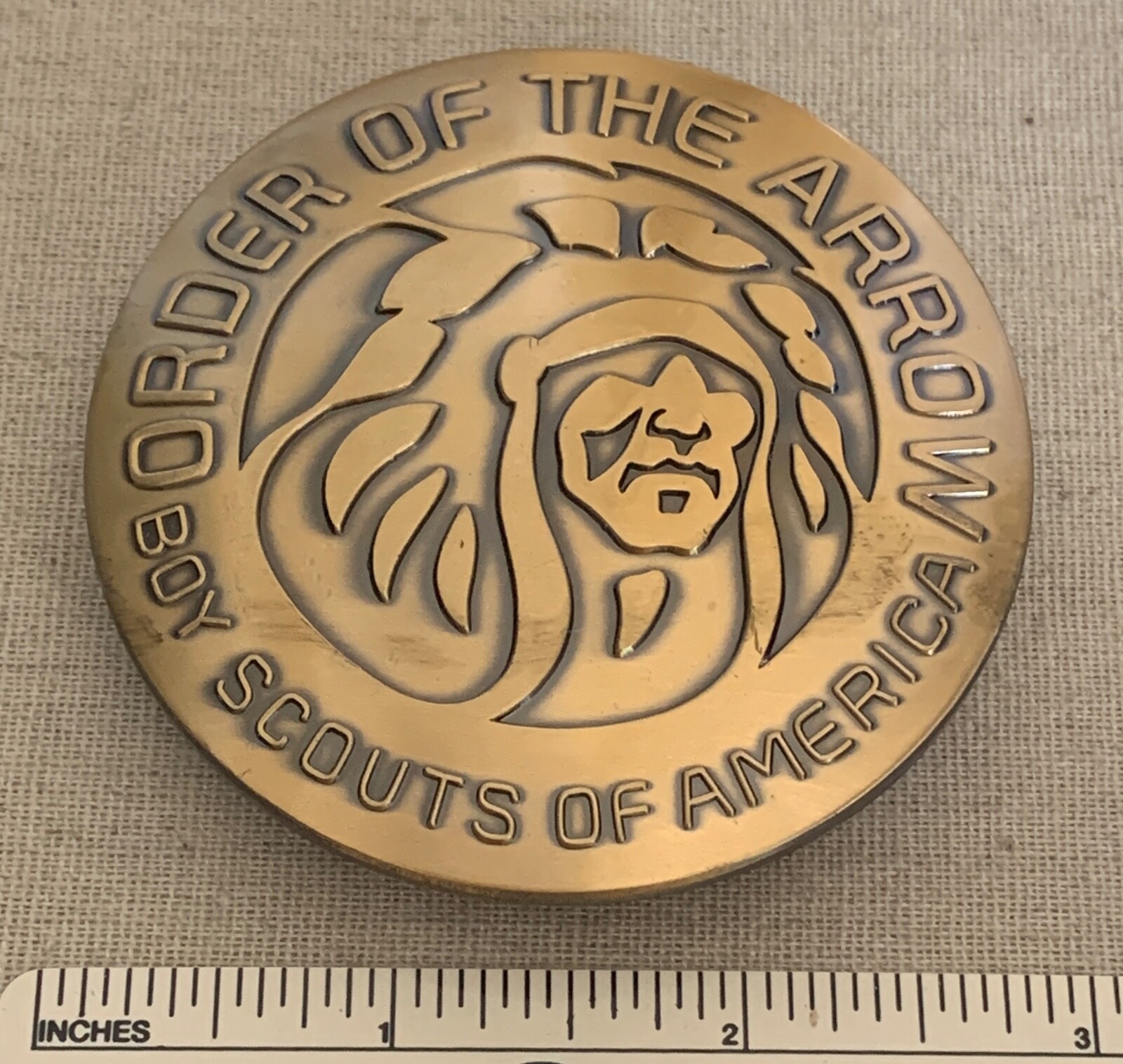 NOS Vintage OA Order of the Arrow BELT BUCKLE Boy Scout WWW Camp Badge ...