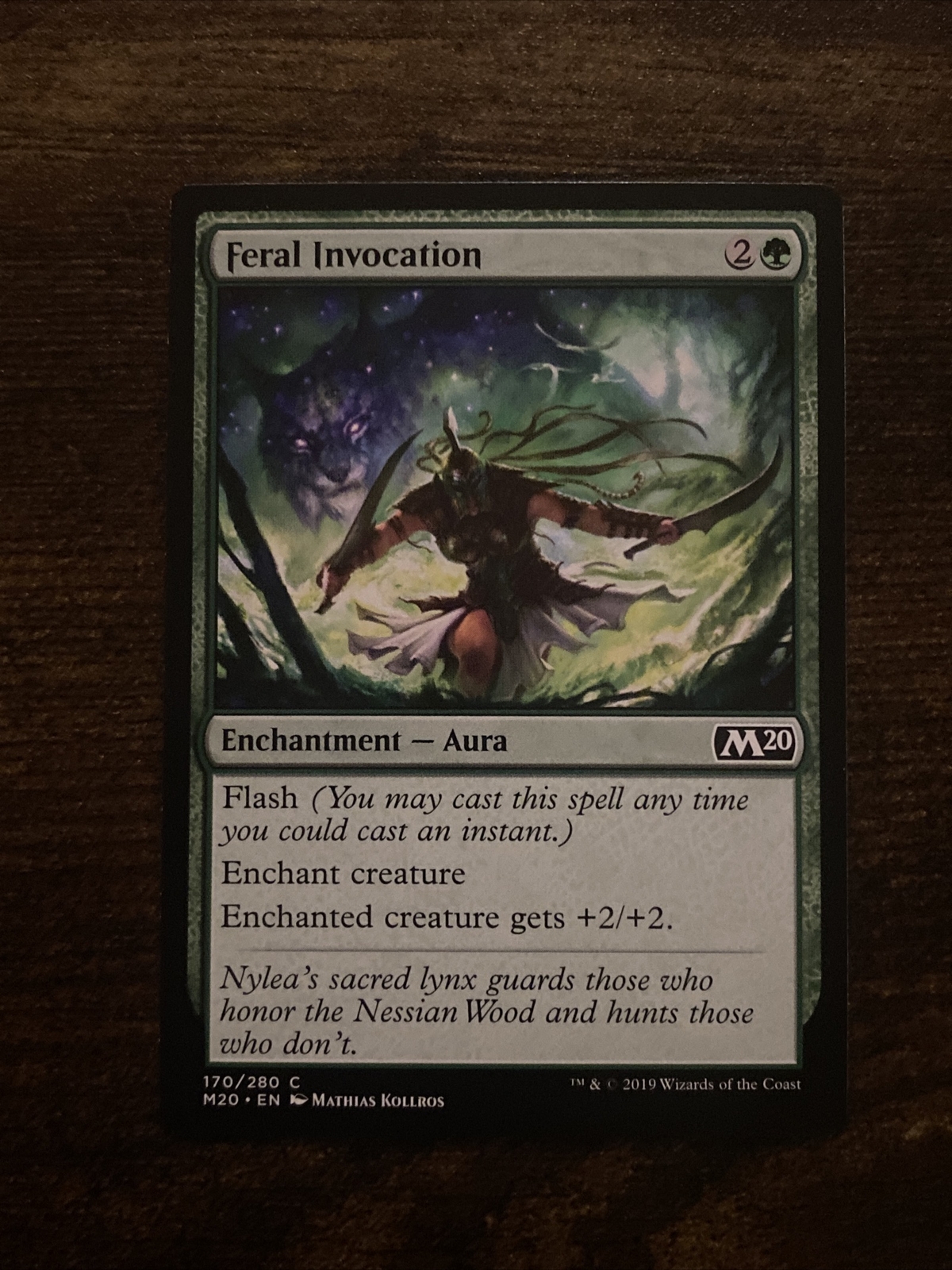 Feral Invocation 170/280 M20 Core Set 2020 MTG Magic The Gathering ...