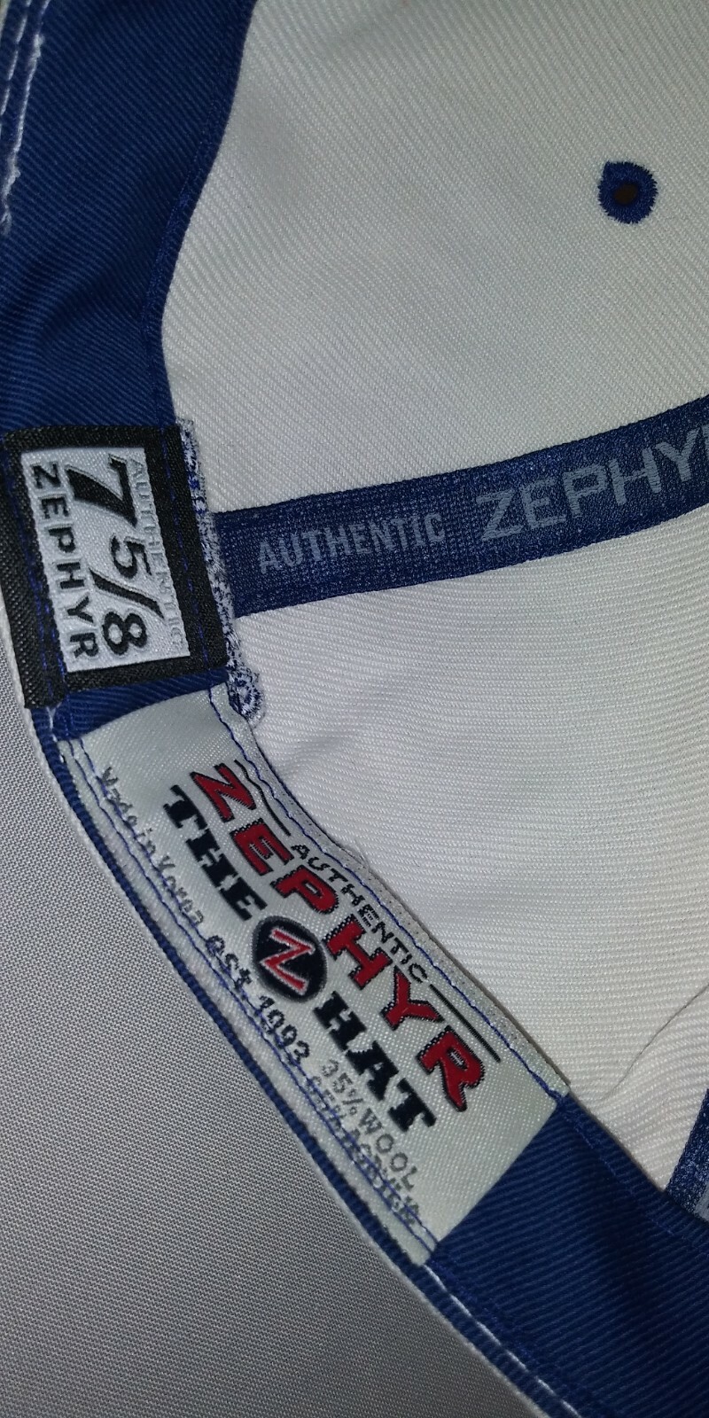 Zephyr Graf-X the Z Hat Authentic Baseball Hat Cap E… - Gem