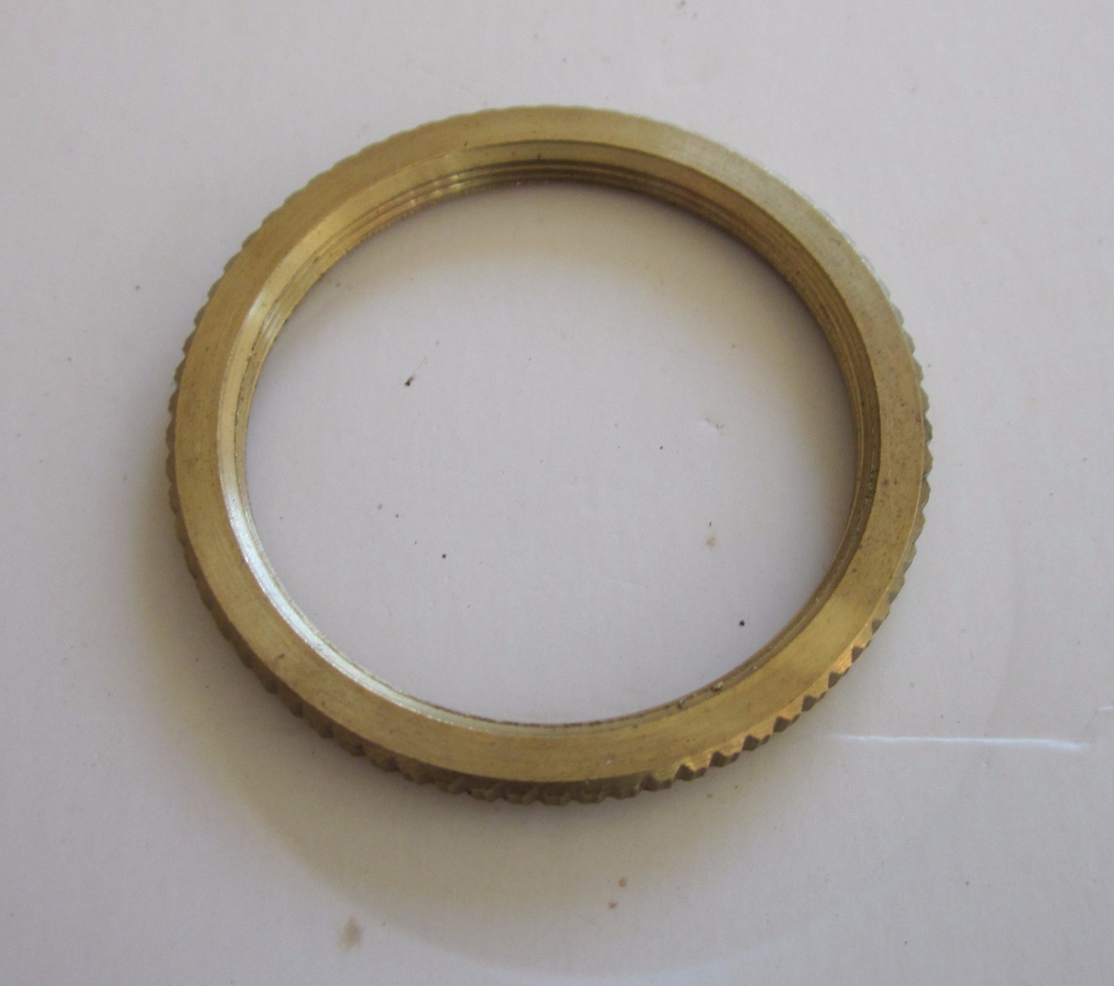 Mortise Cylinder Brass Lock Nut Ring (Made in the USA) | eBay