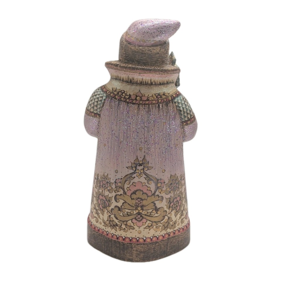 Vintage Hand-Painted Wooden Russian Father Frost Figurine Sergviev ...