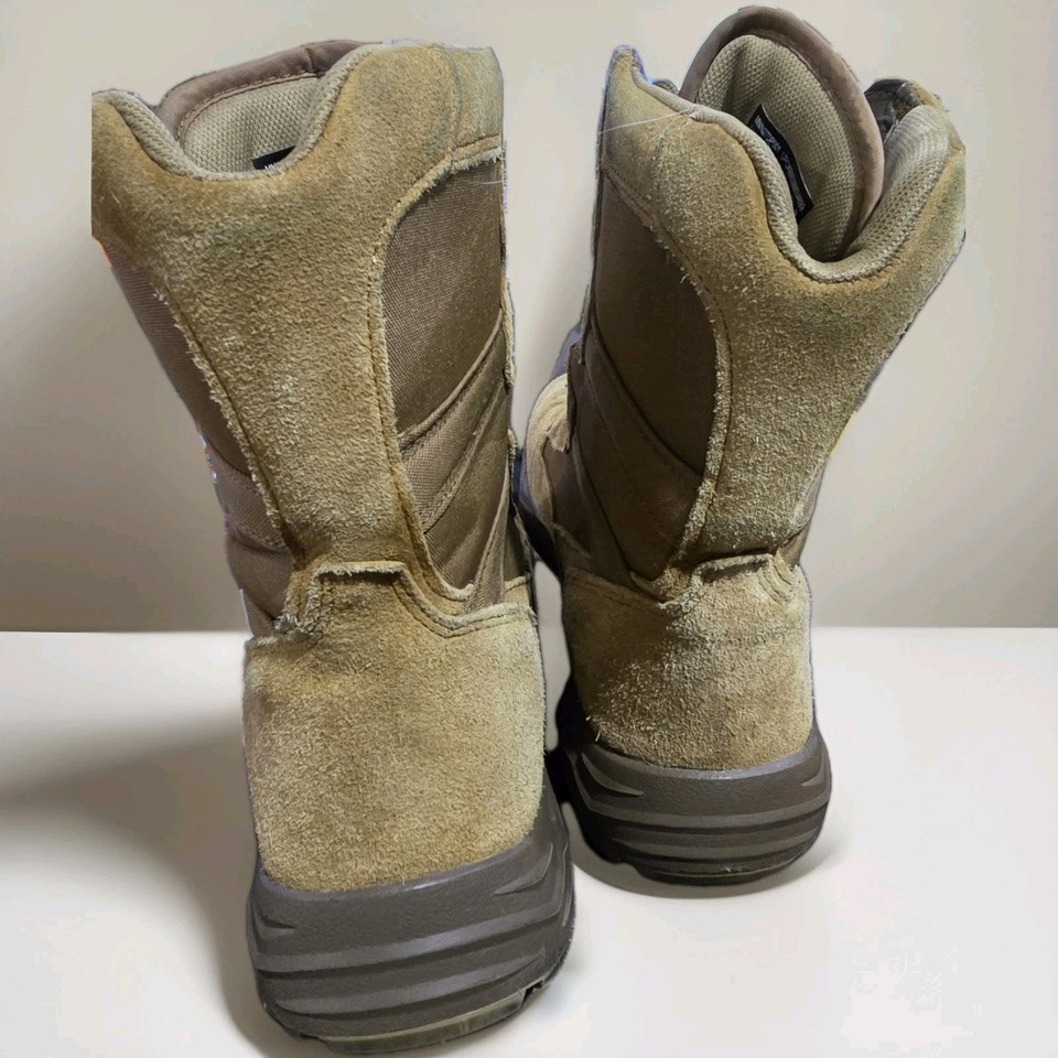 Interceptor Frontier Tactical Work Boots Coyote Suede Brown Leather ...