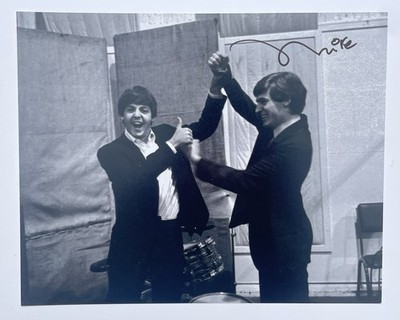 SIGNED MIKE MCCARTNEY PHOTOGRAPHER PAUL MCCARTNEY THE BEATLES 10x8 ...