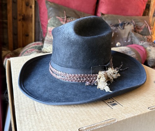 John Wayne style hat 7 3/8 TRUE GRIT Rooster Cogburn SASS Cowboy West ...