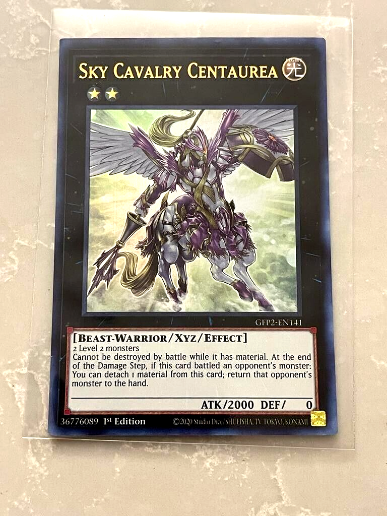Yugioh Sky Cavalry Centaurea GFP2-EN141 1st Edition Ultra Rare Near ...