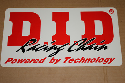 "D.I.D Racing Chain Sticker MX Motorcycle Dirt Bike Red White Black ...