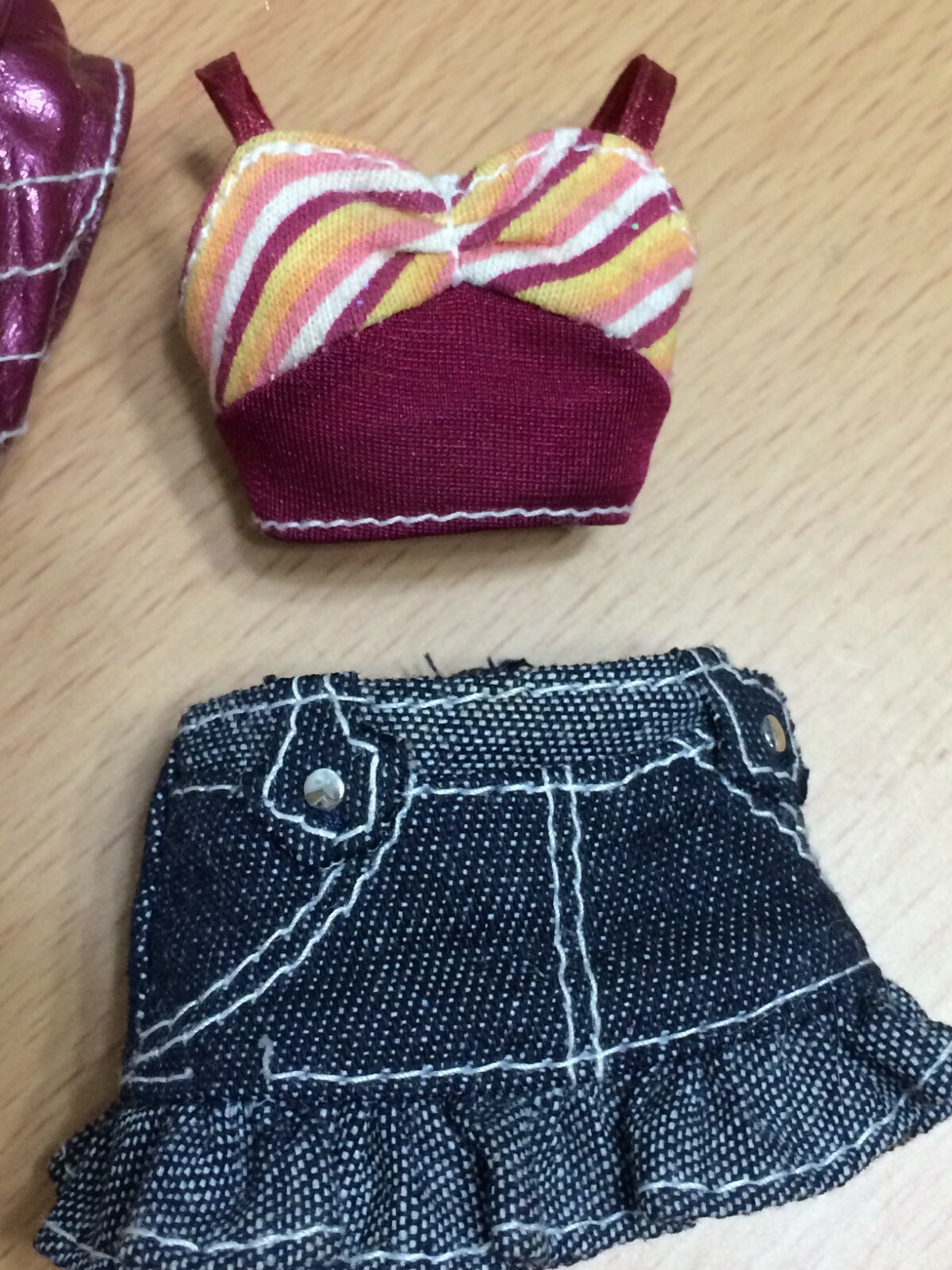 Barbie My Scene Delancey Growing Up Glam Doll's Outfit Dress Skirt Top ...