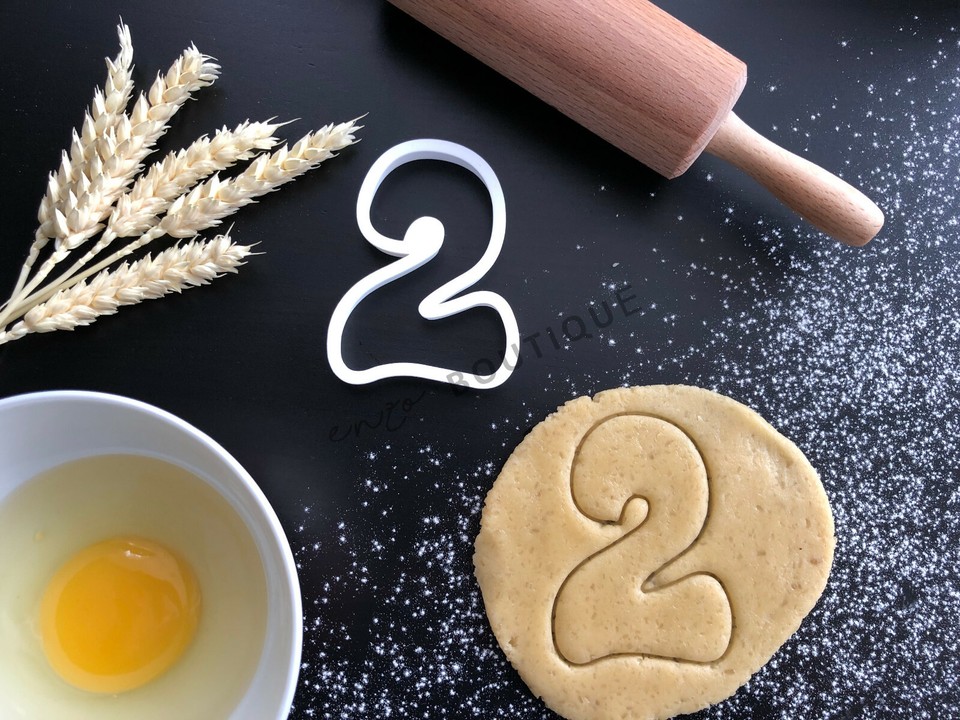 Numbers | Small | 2 inches | Cookie Cutter | Cake Decorating | UK ...