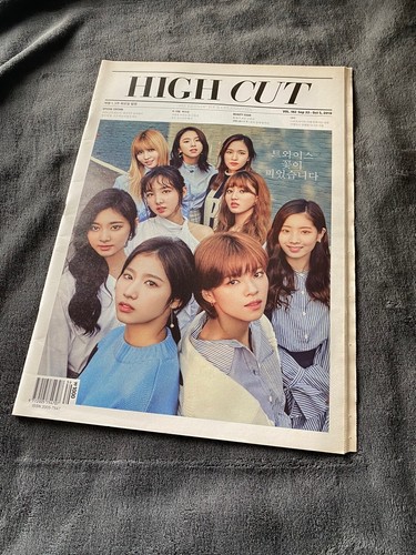 JYP TWICE COVERED HIGH CUT VOL.182 MAGAZINE PHOTOBOOK PHOTO BOOK | eBay