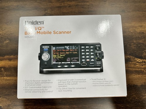 Uniden SDS200 Digital Police Scanner True I/Q for sale online | eBay