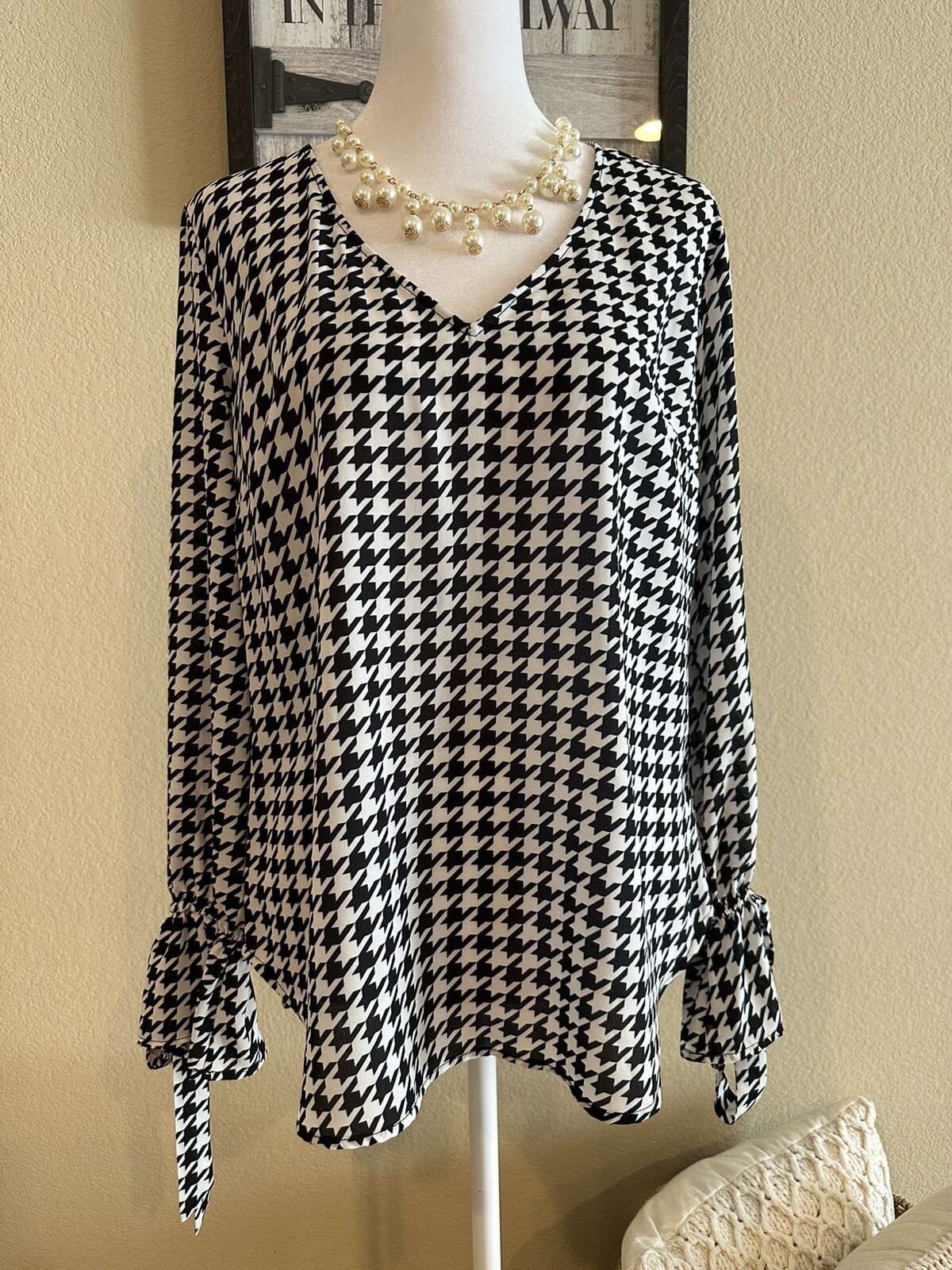 New York & Co. 7th Ave Design Studio Women's Black/White Checkered ...