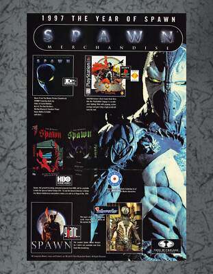 Spawn The Eternal Double-Sided Playstation 1 PS1 Print Ad Vintage Art ...
