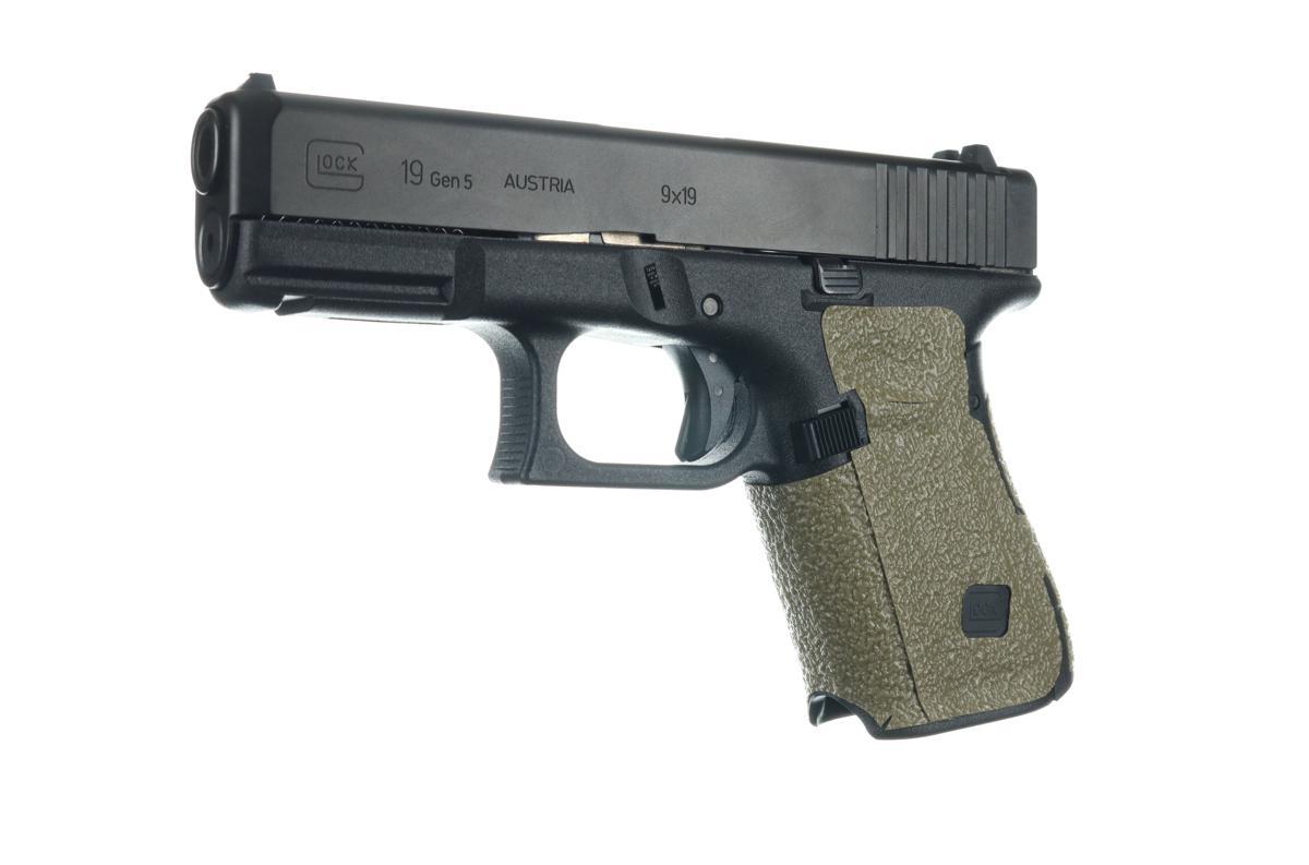 Talon Grips for Gen 5 Glock 19 with Large Backstrap Rubber Moss Texture ...