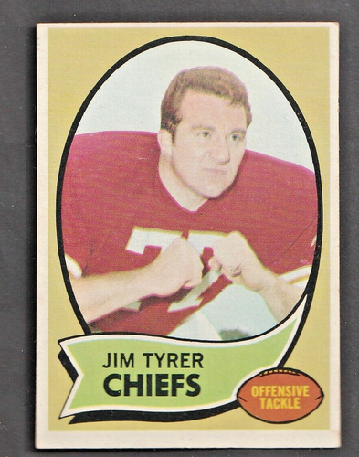 1970 Topps Football Jim Tyrer #263 Kansas City Chiefs NM+ | eBay