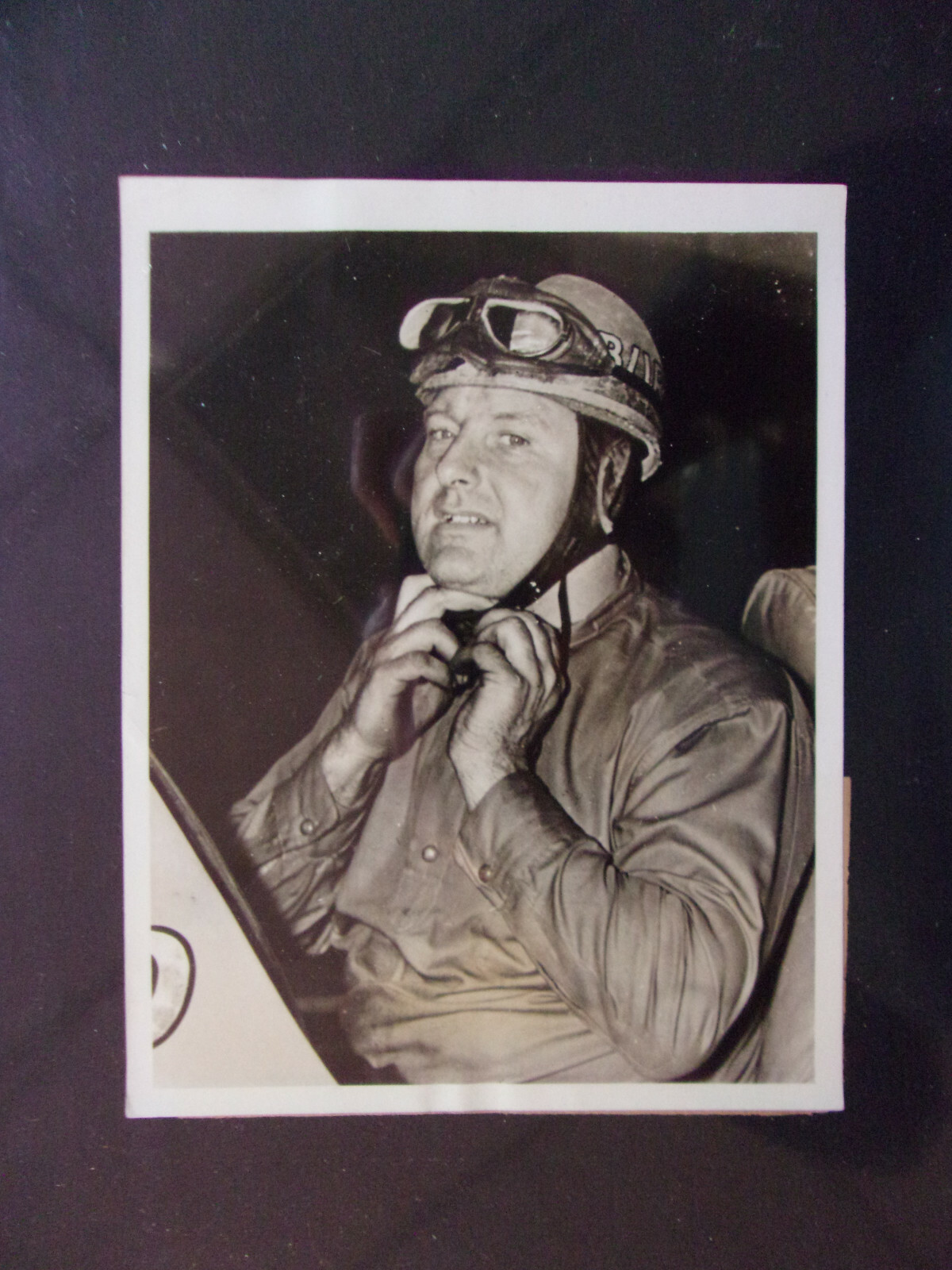 Vintage Floyd Roberts Leading 1938 Indy 500 Half Way 6 1/2 x 8 1/2 ...