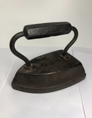 Antique IXL7 Primitive Sad Iron Industrial Door Stop Paperweight 6lbs ...