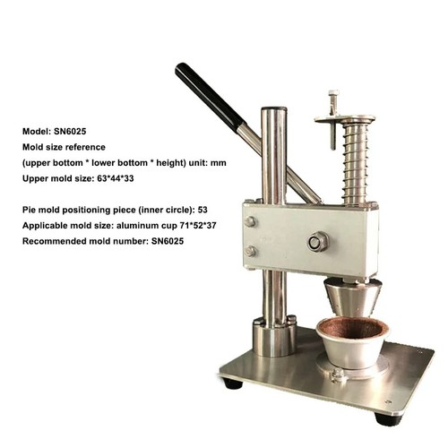 Commercial Tart Skin*Shell Presser Machine Manual Egg Tart Forming ...