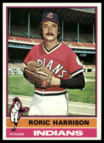 1976 Topps #547 Roric Harrison Cleveland Indians Baseball Card | eBay