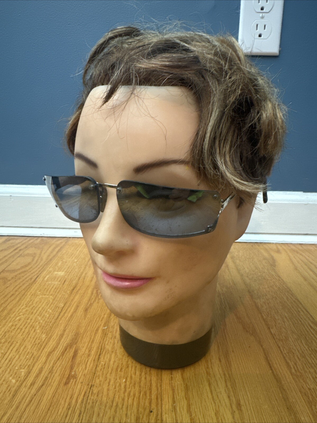 Early Vintage Killer Loop Metal Sunglasses Italy FRAM… - Gem