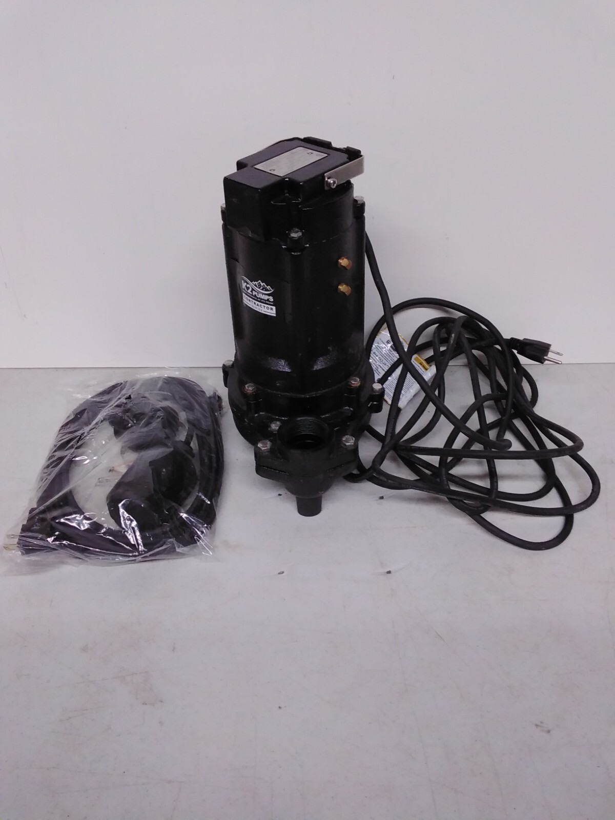 K2 Contractor Series 3/4hp Sump and Effluent Pump with Tether Switch ...
