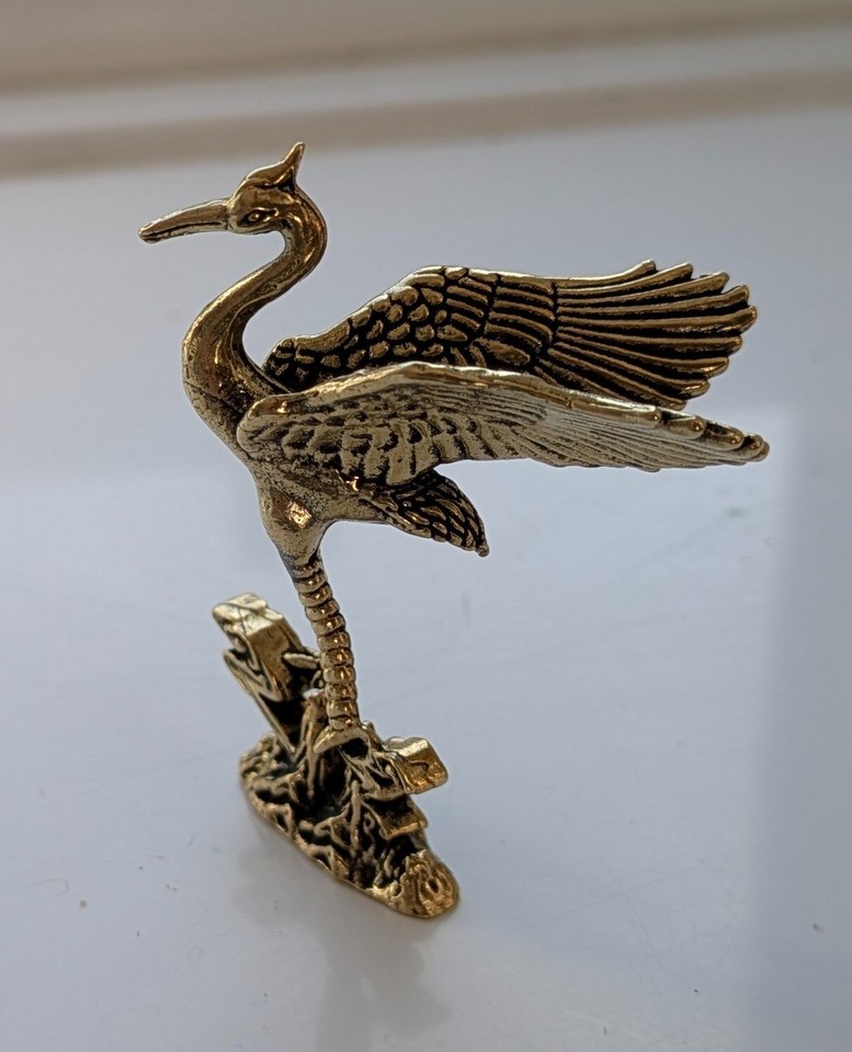 Liver Bird Liverpool FC Brass Gold Lustre Vintage Good Luck Charm Sport ...