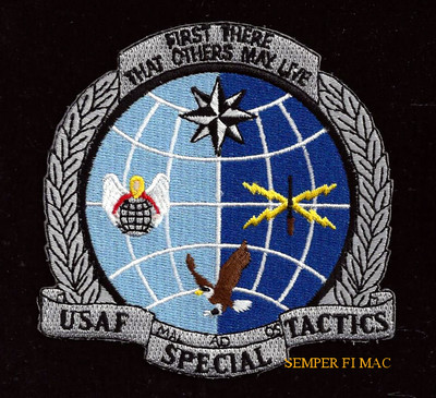 US AIR FORCE SPECIAL TACTICS PATCH USAF VET MAL AD OS AFB AFSOC JSOC ...
