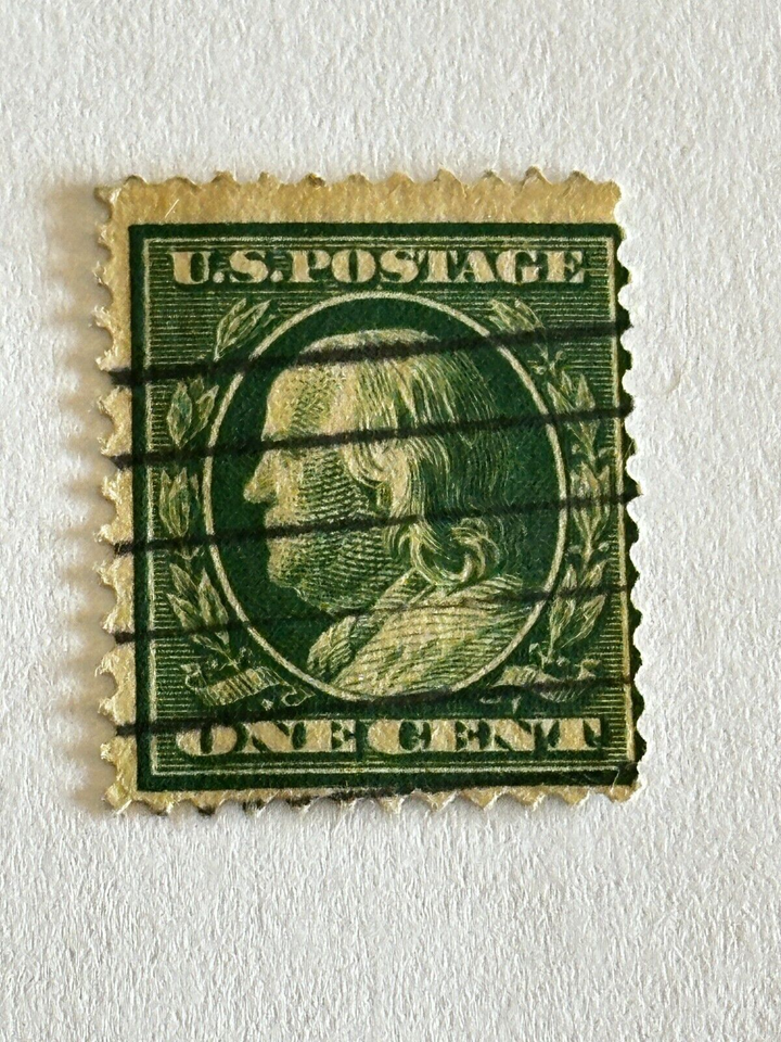 Rare Benjamin Franklin 1 Cent US Postage Stamp Used Good Condition Free ...