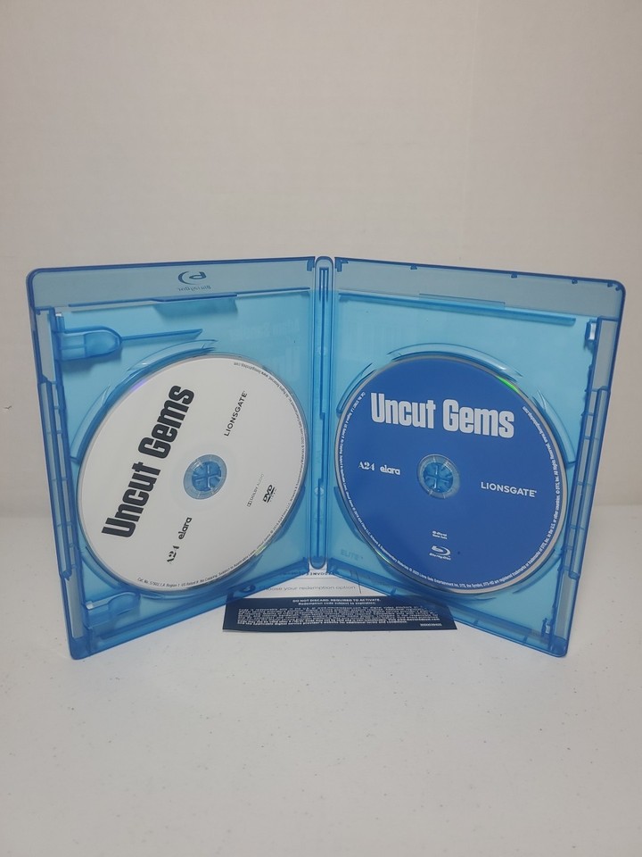 Uncut Gems (Blu-Ray + DVD, 2019) with Slipcover, Safdie Brothers, Adam ...