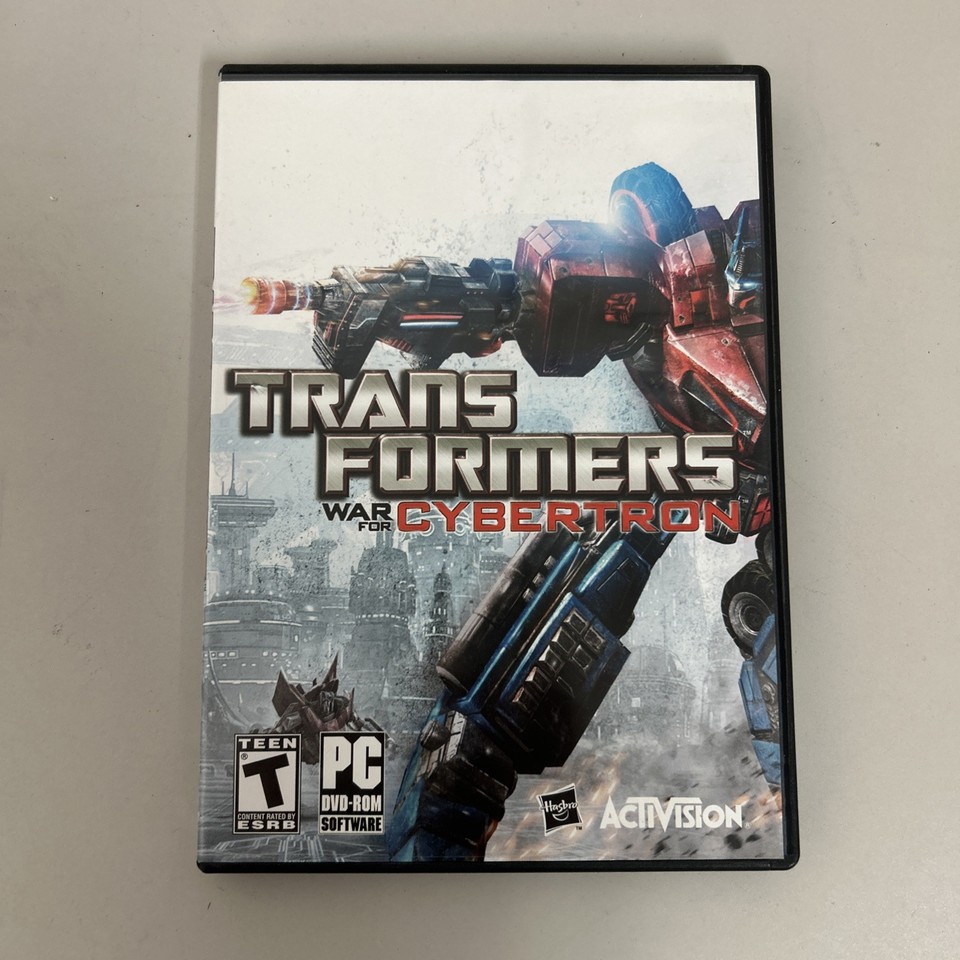 NO GAME - Case/Manual Only - Transformers War For Cybertron PC | eBay