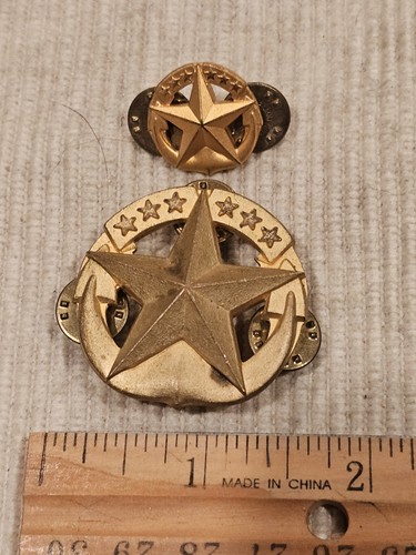 1960s USN Navy Vietnam Cold War Officer Command At Sea Badge x2 L@@K ...