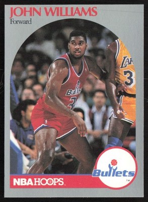 1990-91 NBA Hoops John Williams Washington Bullets #304 | eBay