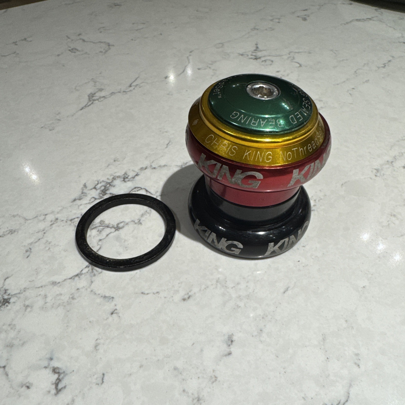 Chris King Rasta Dreadset 1-1/8" NoThreadSet Headset Threadless | eBay UK