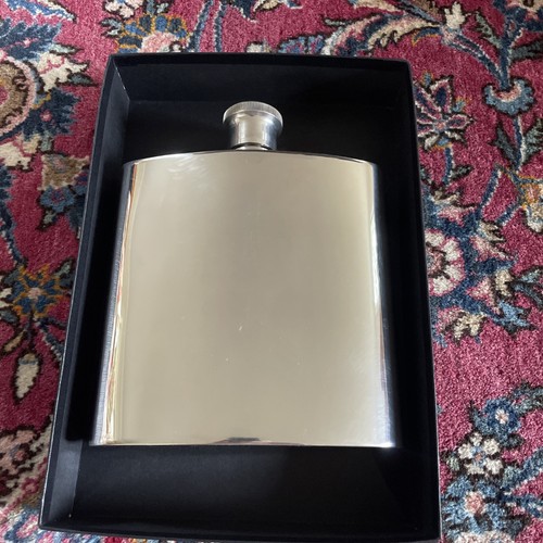 Purdy 26oz Engraved Cap Hunters Pewter Flask | eBay