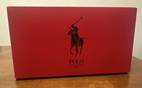 POLO RED by Ralph Lauren 5 PIECE GIFT SET - 4.2 OZ EDT SPRAY AFTER ...