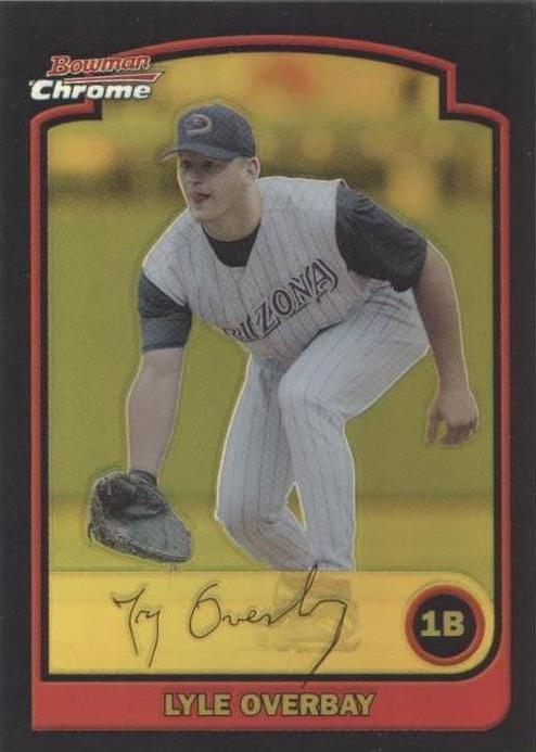 2003 Bowman Draft Picks & Prospects - Lyle Overbay #BDP13 Chrome Gold Refractor /50 for sale ...