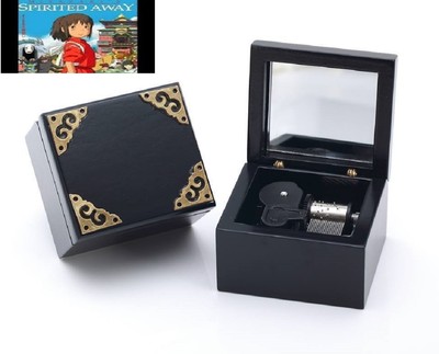 Black Vintage Square Music Box ♫ ONE SUMMER'S DAY ♫ | eBay