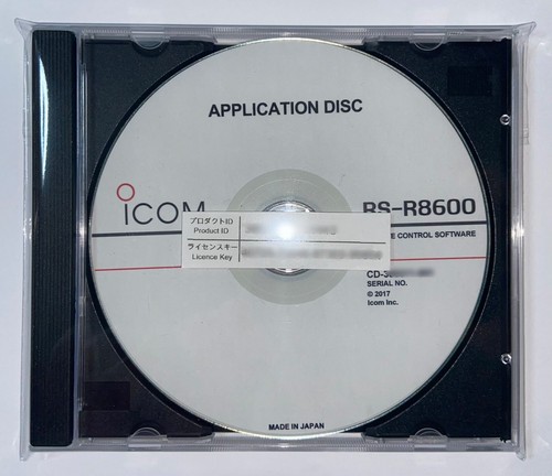 ICOM RS-R8600 REMOTE CONTROL SOFTWARE V1.01 SEALED CD ROM | eBay