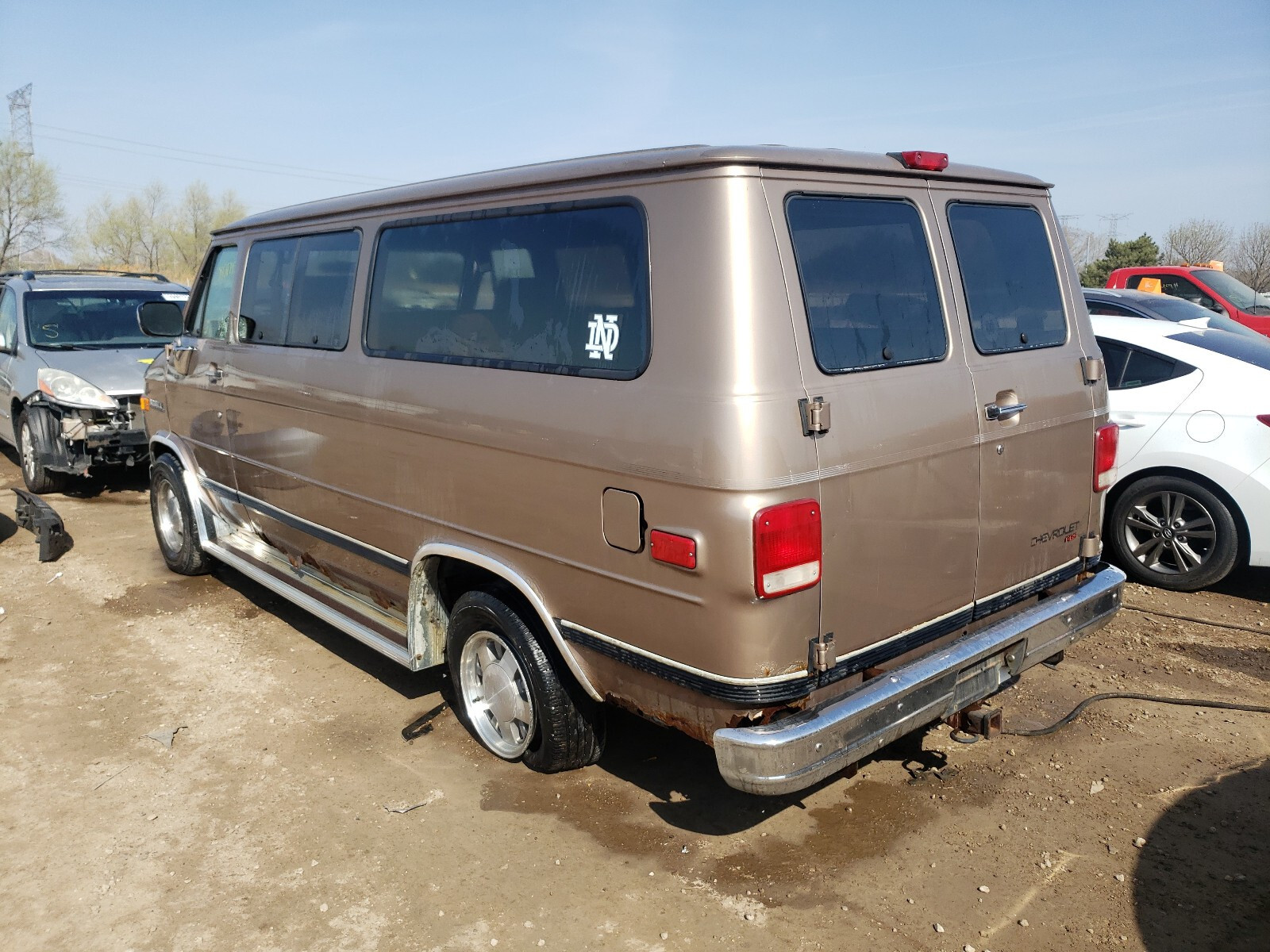 Chevrolet, GMC, Van, 1985, 1986, 1987, 1988, 1989, 1990 - 1996, Left ...