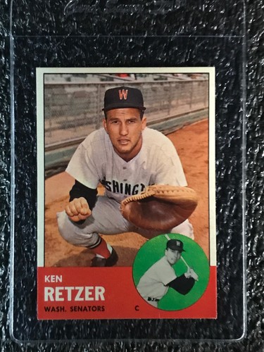 1963 Topps Baseball Semi-High Number #471 Ken Retzer EX | eBay