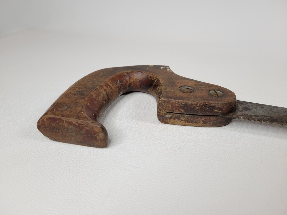 HENRY DISSTON Compass Keyhole Hand Saw - Collectible Vintage Tool Wood ...