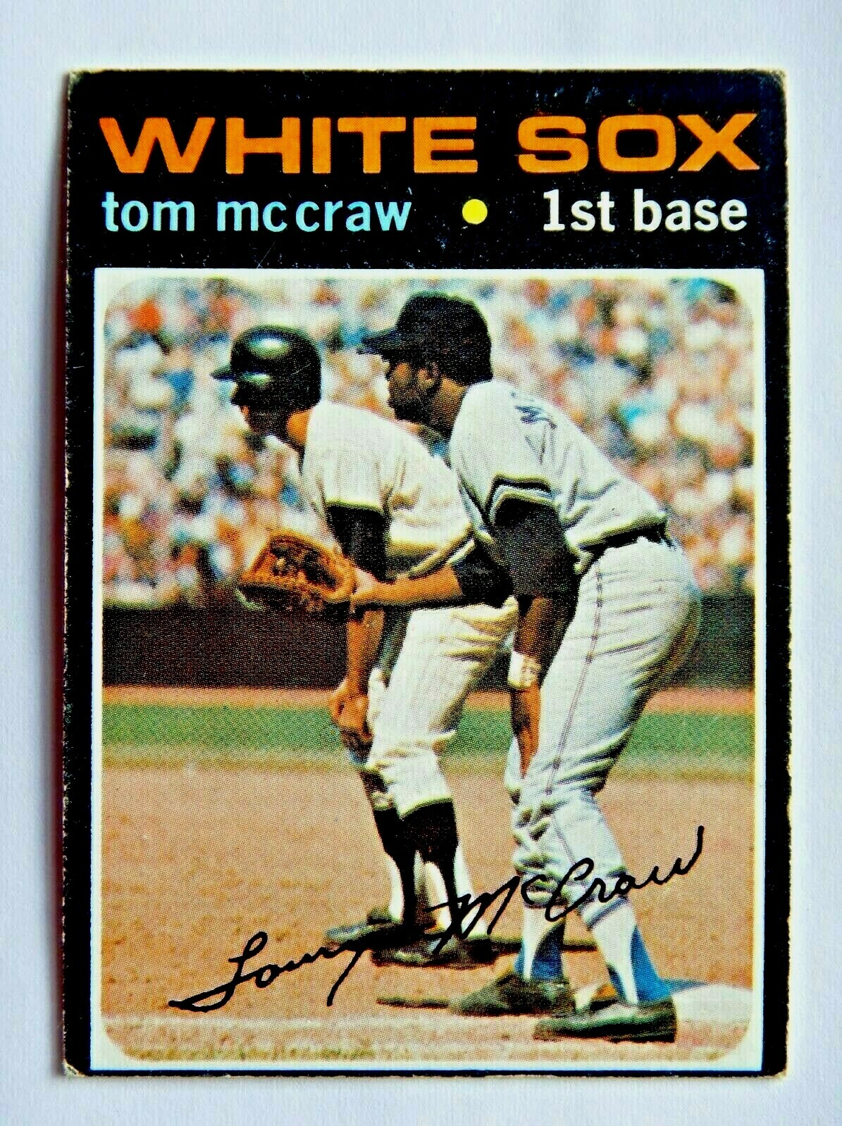 Tom McCraw #373 Topps 1971 Baseball Card (Chicago White Sox) G | eBay