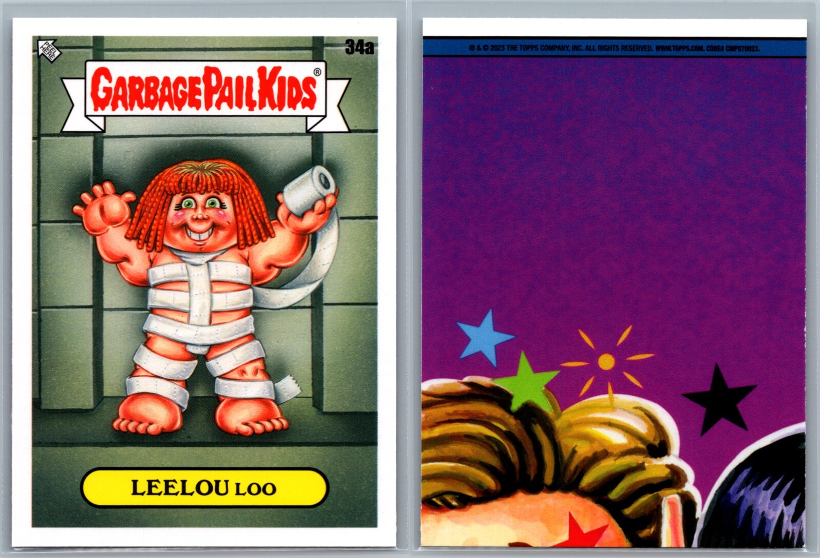 The Fifth Element Jovovich Garbage Pail Kids GPK Spoof Card Leeloo | eBay