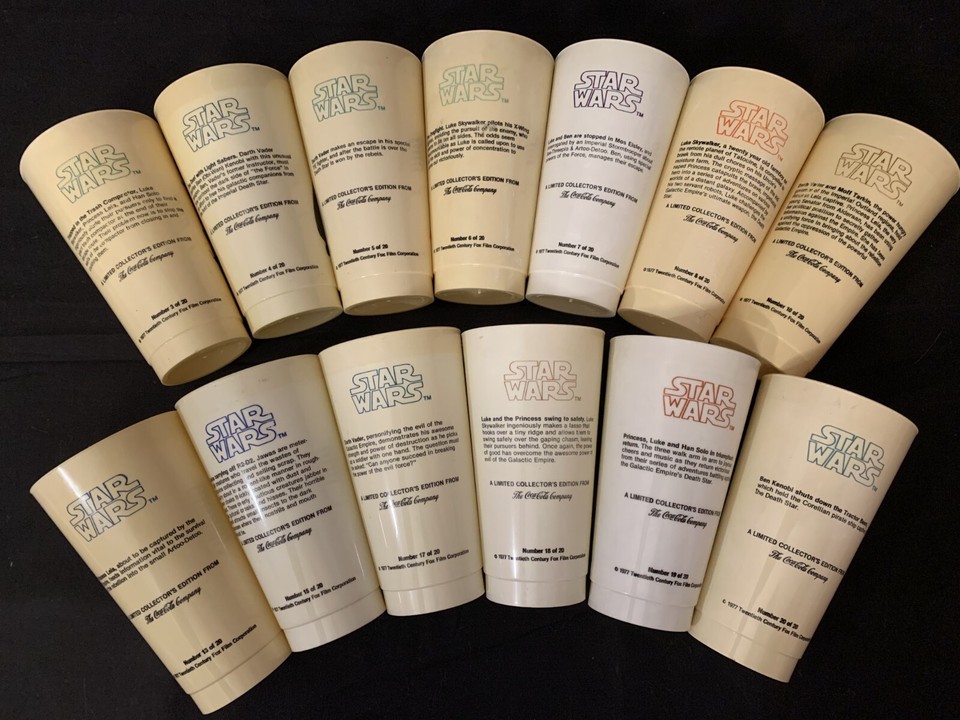 Vintage Star Wars 1977 Coca-Cola Slurpee/Koolee Cups 7 Eleven 7-11 | eBay