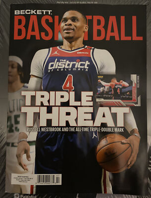 New July 2021 Beckett Basketball Card Price Guide Magazine, Russell ...