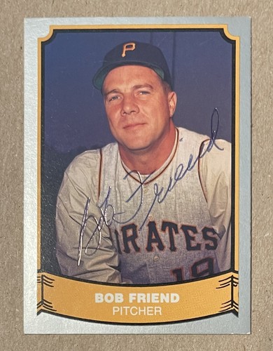 PACIFIC 1988 BASEBALL CARD #78 BOB FRIEND, SIGNED | eBay