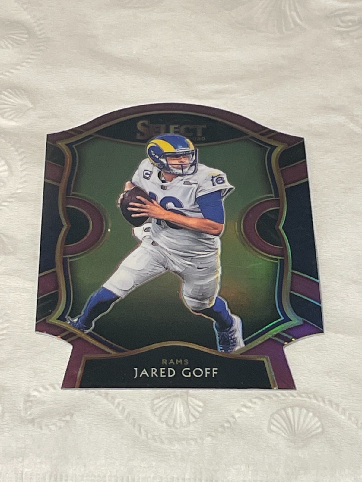 Jared Goff 2020 Select Purple Prizm Concourse Level Die-Cut #13 | eBay