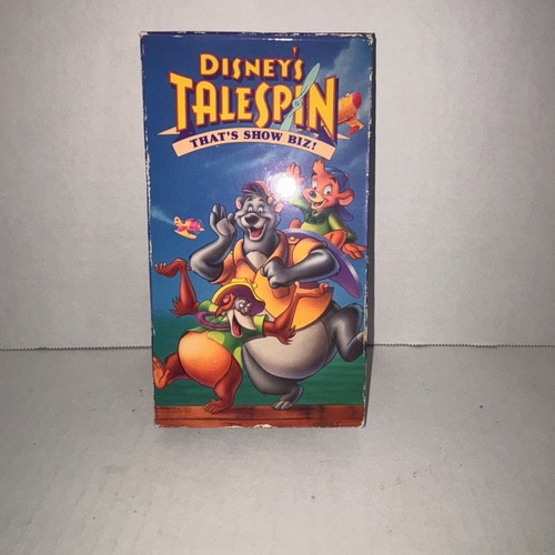 Walt Disney TALESPIN Volume 2 THAT'S SHOW BIZ Vhs Video Tape 1991 GUC ...